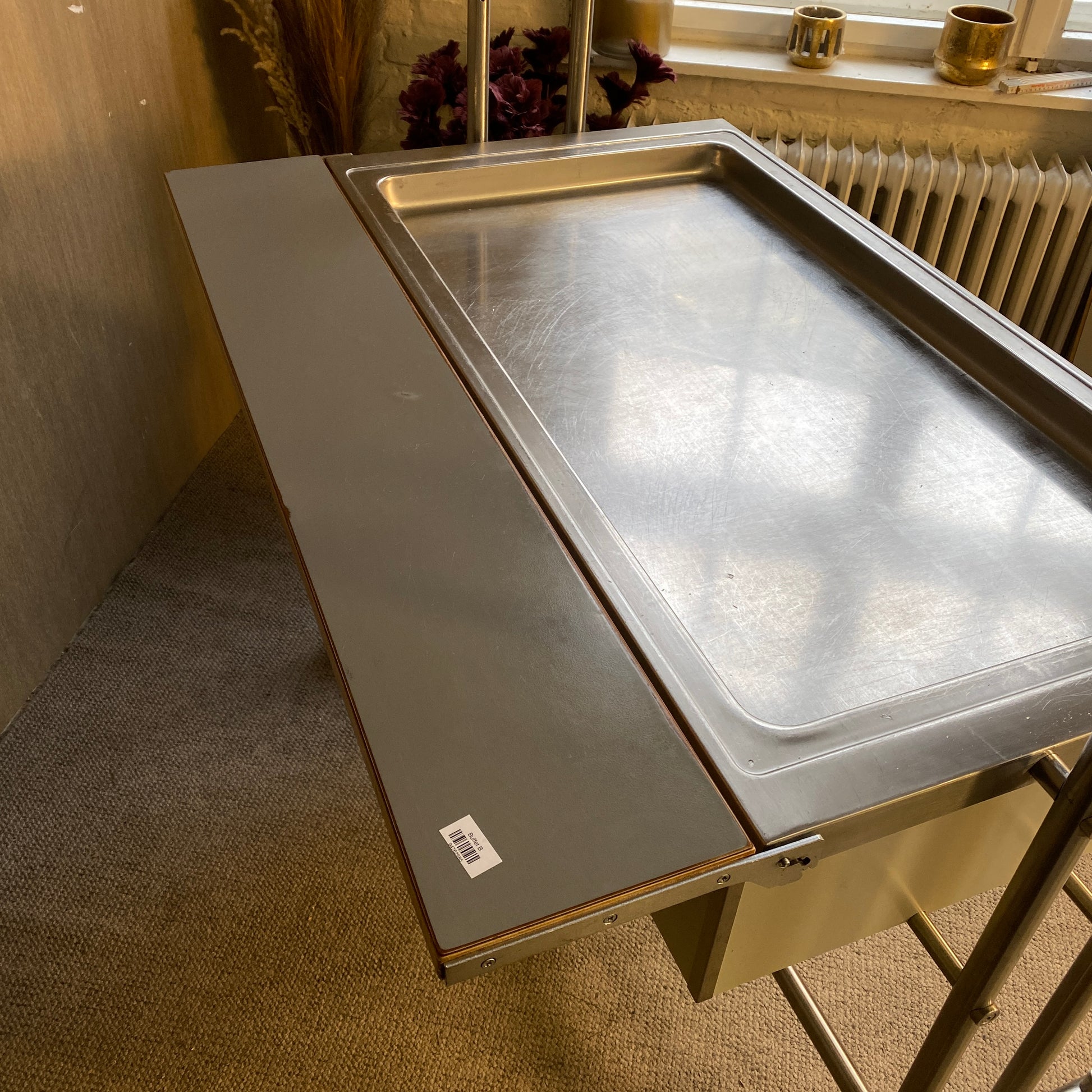 Rieber Edelstahl-Gastro Bain-Marie Wagen 1/1 GN – professioneller Warm